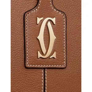Cartier C De Leather Tote Bag