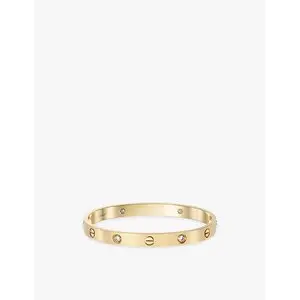 CARTIER Love Classic Diamond Bracelet - Yellow Gold