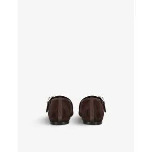 Le Monde Beryl Stella Pointed-vamp Suede Flats - Dark Brown