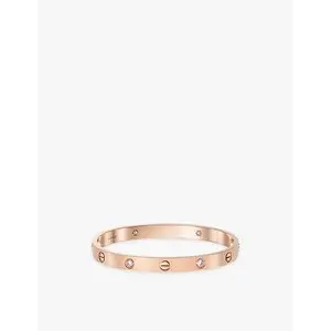 CARTIER Love Classic Diamond Bracelet - Rose Gold