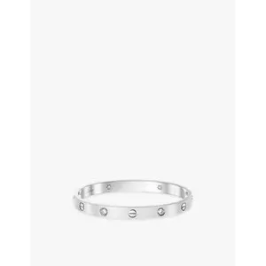 CARTIER Love Classic Diamond Bracelet - White Gold