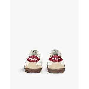 VEJA Logo-embroidered Canvas Low-top Trainers - Red