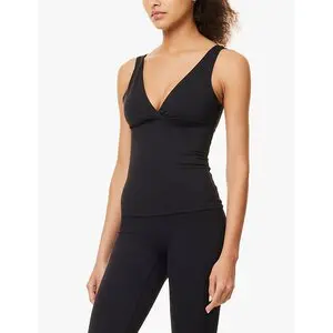 TALA Dayflex Support V-neck Stretch-nylon Top