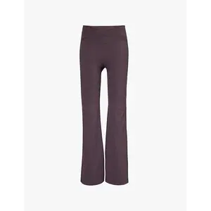 TALA Dayflex Slim-fit Flared-leg Stretch Recycled-nylon Leggings - Cool Espresso