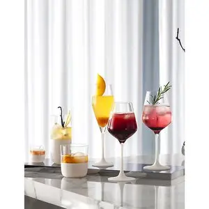 VILLEROY & BOCH Manufacture Rock Blanc Crystal Champagne Flute Set Of Four - One-color
