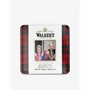 WALKERS Prince And Princess Of Wales Shortbread Biscuit Tin 300g - One-color
