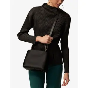 Cartier Panthère De Leather Top-handle Bag - Black