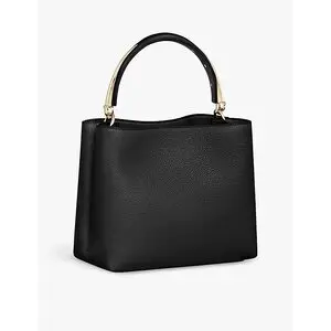 Cartier Panthère De Leather Top-handle Bag - Black