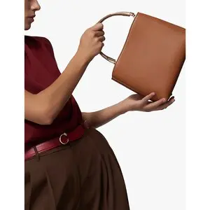 Cartier Panthère De Leather Top-handle Bag - Caramel
