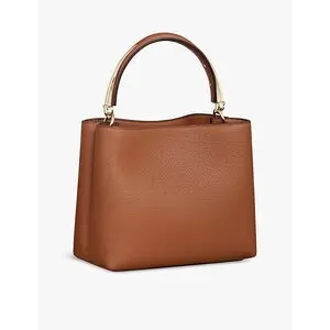 Cartier Panthère De Leather Top-handle Bag - Caramel