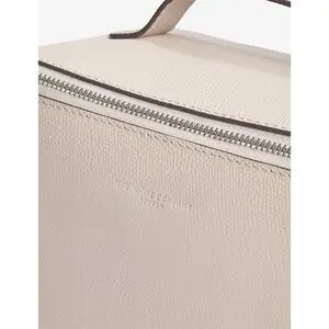 THE WHITE COMPANY Saffiano Fold Out Leather Make-up Case