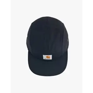 Carhartt Work In Progress Backley Logo-patch Cotton-canvas Baseball Cap - Black