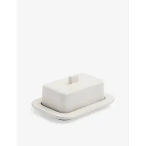 HAY Barro Terracotta Butter Dish 7.5cm Natural