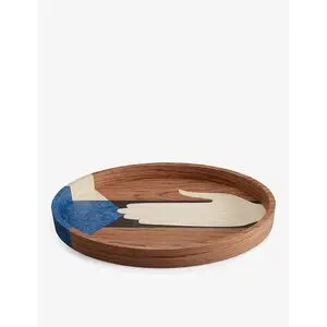 L'Objet Edgar Decorative Wooden Tray 32cm
