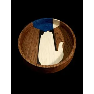 L'Objet Edgar Decorative Wooden Tray 32cm