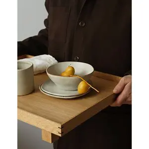 FERM LIVING Flow Small Porcelain Plate 15cm