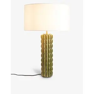 SOHO HOME Finn Collection Ceramic And Linen Table Lamp