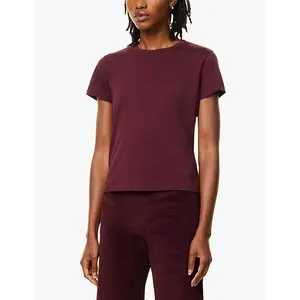 FRAME Round-neck Cotton-jersey T-shirt