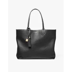 ASPINAL OF LONDON Hudson Oversized Leather Tote Bag - Black