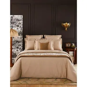 YVES DELORME Triomphe Cotton-sateen Bedcover - Dune