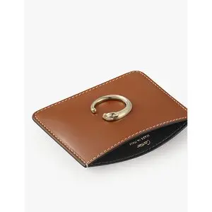 Cartier Panthère De Leather Card Holder - Caramel