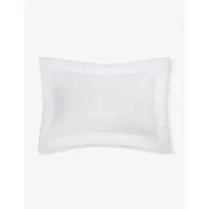THE WHITE COMPANY Cranleigh Oxford Cotton Pillowcase 50cm X 75cm - White
