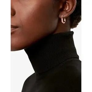 Tiffany & Co. Small 18ct Rose-gold Hoop Earrings