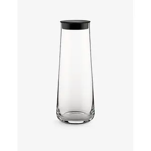 ALESSI Eugenia Glass Pitcher With Cap 25cm - Clear