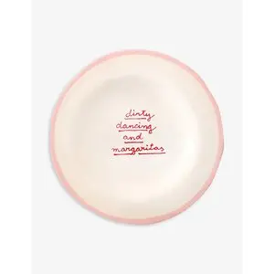 LAETITIA ROUGET Dirty Dancing Hand-painted Ceramic Plate 20cm - One-color