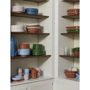 HAY Barro Round Terracotta Plates Set Of Two