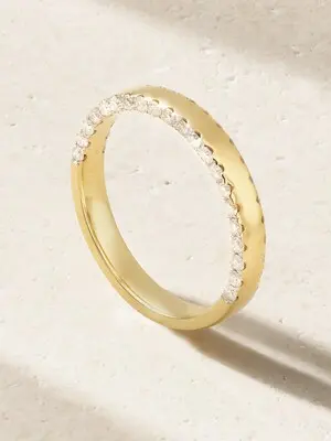 Yvonne Léon Grignotée 9-karat Diamond Ring - Gold
