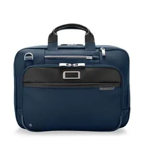Briggs & Riley Medium Expandable Briefcase - Navy
