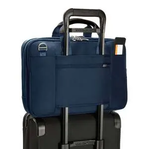Briggs & Riley Medium Expandable Briefcase - Navy