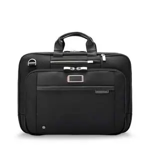Briggs & Riley Large Expandable Brief - Black
