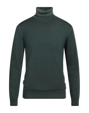 DANIELE FIESOLI Turtleneck Merino Wool Sweater - Green