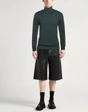 DANIELE FIESOLI Turtleneck Merino Wool Sweater - Green