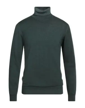 DANIELE FIESOLI Turtleneck Merino Wool Sweater - Green