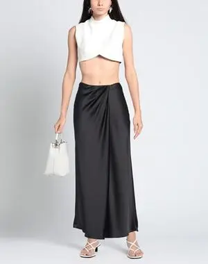Pinko Maxi Slip Skirt - Black