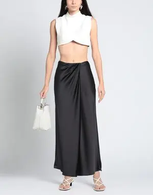 Pinko Maxi Slip Skirt - Black