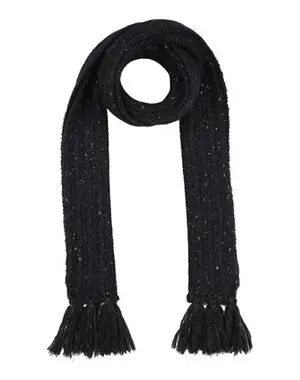 Alanui Scarf Midnight Alpaca Wool, Polyamide, Viscose, Wool, Polyester - Blue