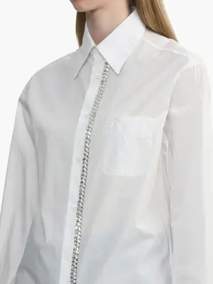N°21 Sequin-embellished Shirt