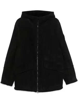 Stone Island Hooded Suede Jacket
