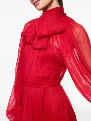 ATU BODY COUTURE Pleat-detail Maxi Dress