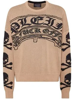 Philipp Plein Embroidered Knitwear For Men