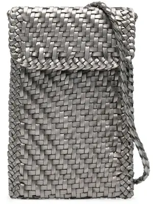 DRAGON DIFFUSION DRAGON DIFFUSION Woven Leather Phone Bag