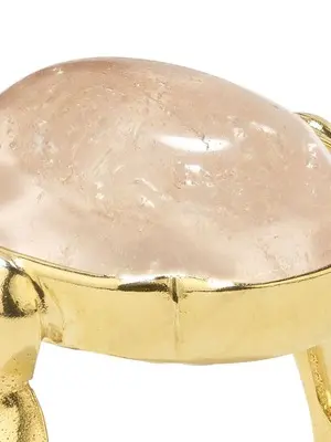 GOOSSENS 24kt Plated Crystal Ring - Gold