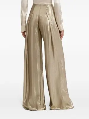 Ralph Lauren Franncis Metallic Wide Leg Trousers