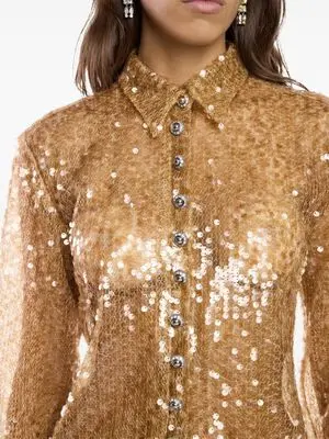 Rabanne Sequin-embroidered Shirt