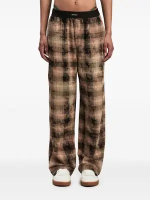 Palm Angels Check-print Track Pants