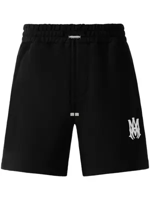 Amiri Logo-print Track Shorts - Black